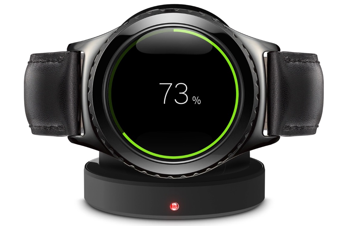 Gear S2 el reloj de Samsung redondo por fuera