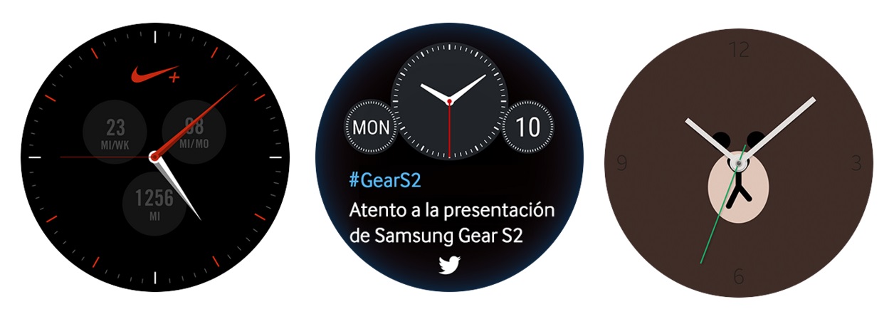 Gear S2 el reloj de Samsung redondo por fuera